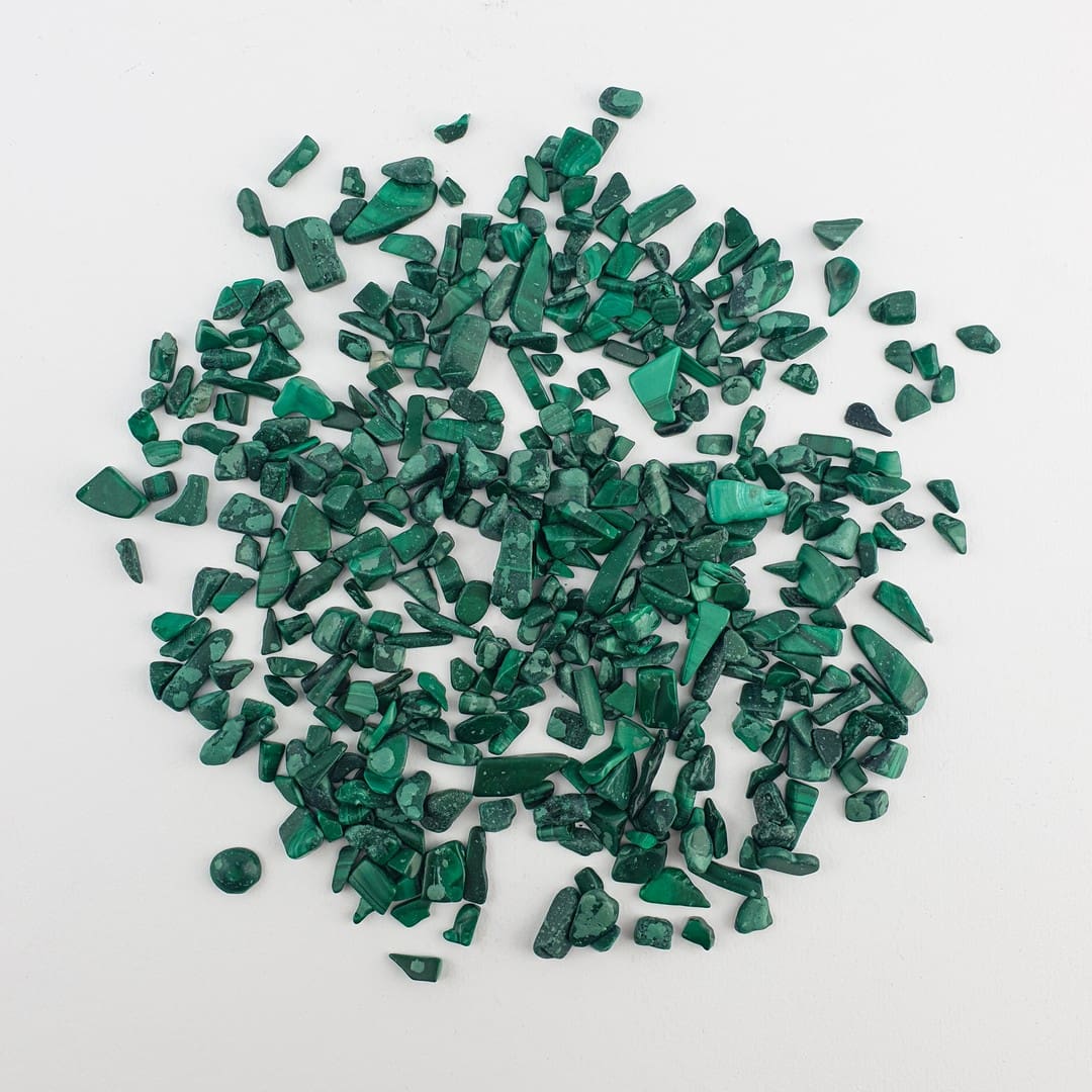 Malahit Čips 100g #3804 - Kristali - Minerali - Ametrin